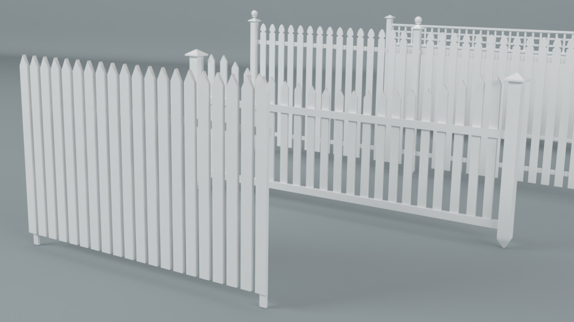 3D Model Fences - TurboSquid 2049088