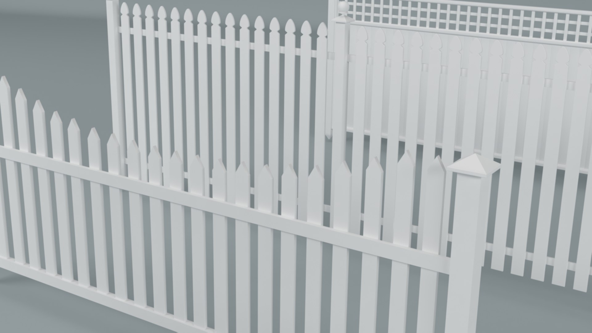 3D Model Fences - TurboSquid 2049088
