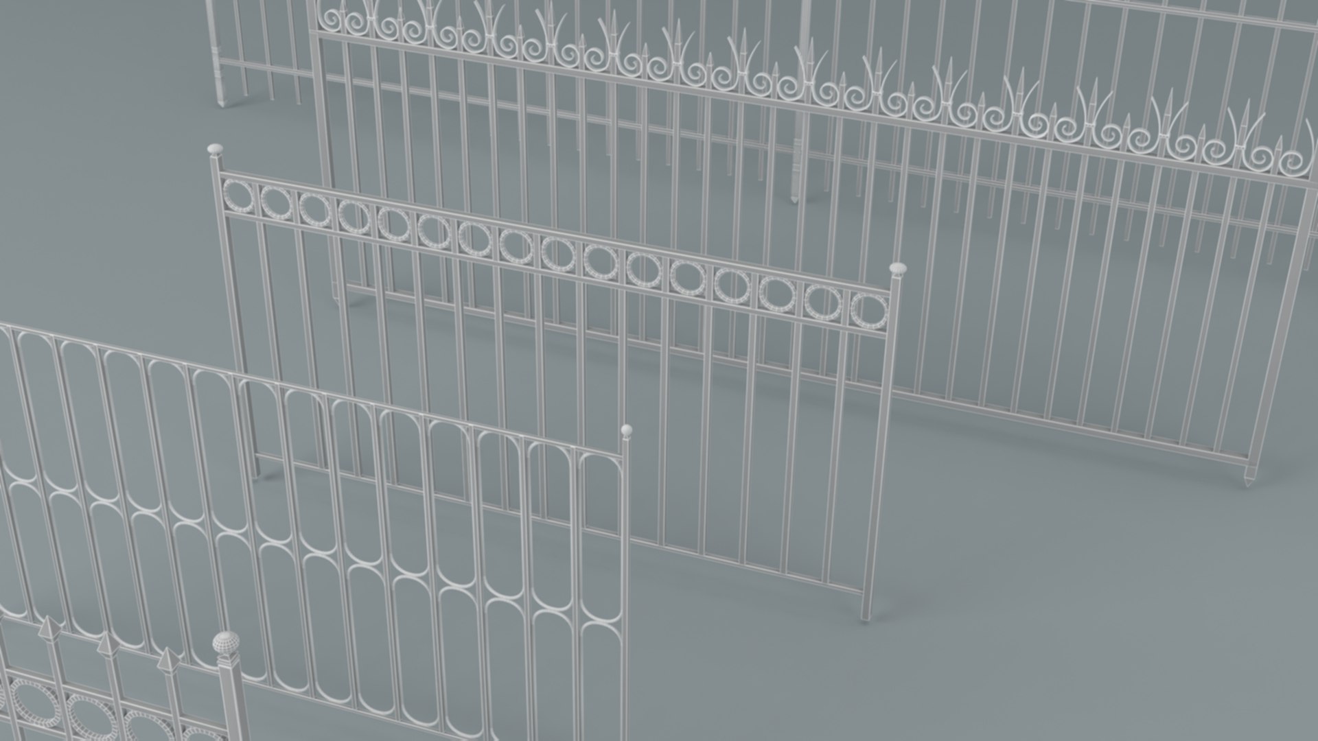 3D Model Fences - TurboSquid 2049088