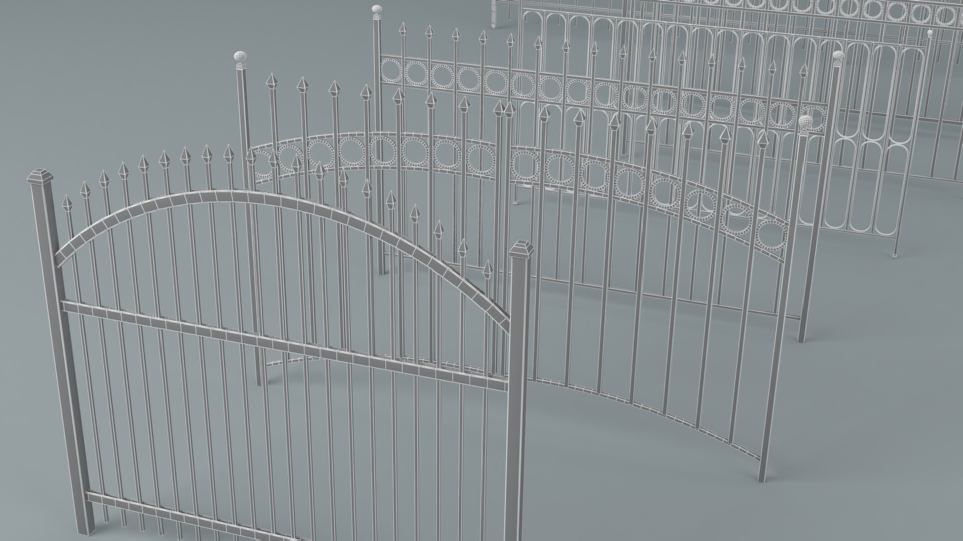 3D Model Fences - TurboSquid 2049088