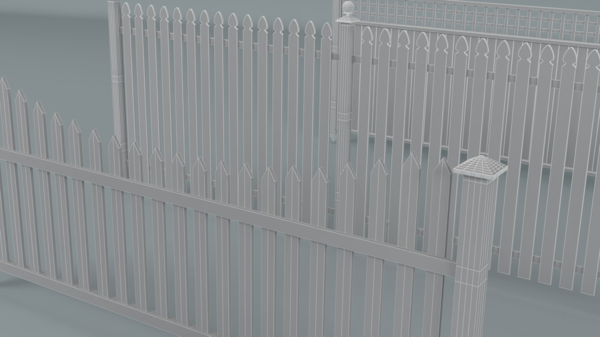 3D Model Fences - TurboSquid 2049088