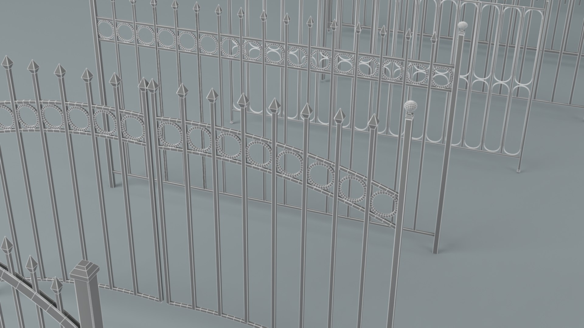 3D Model Fences - TurboSquid 2049088