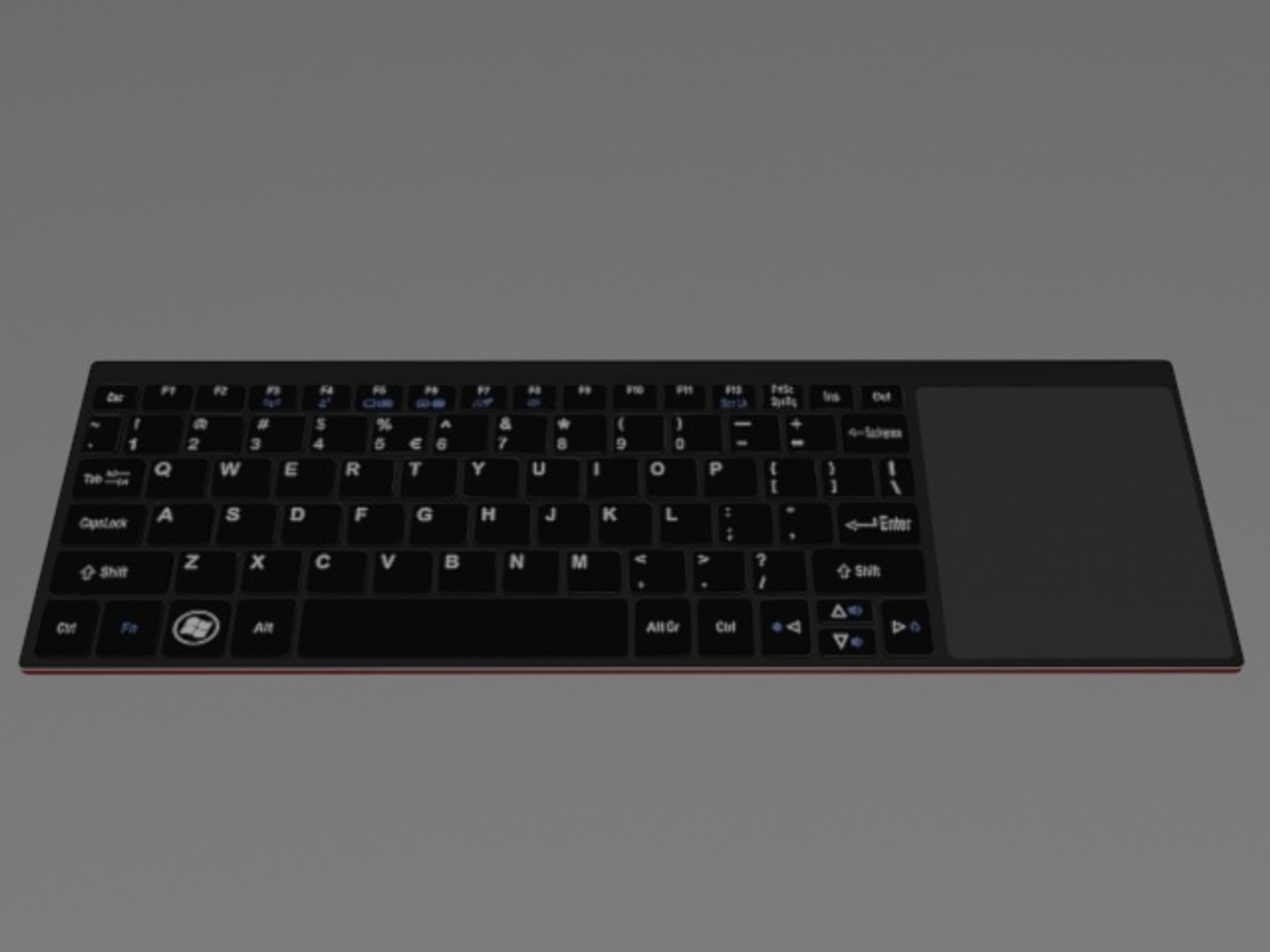Keyboard Wireless 3D Model - TurboSquid 1245302