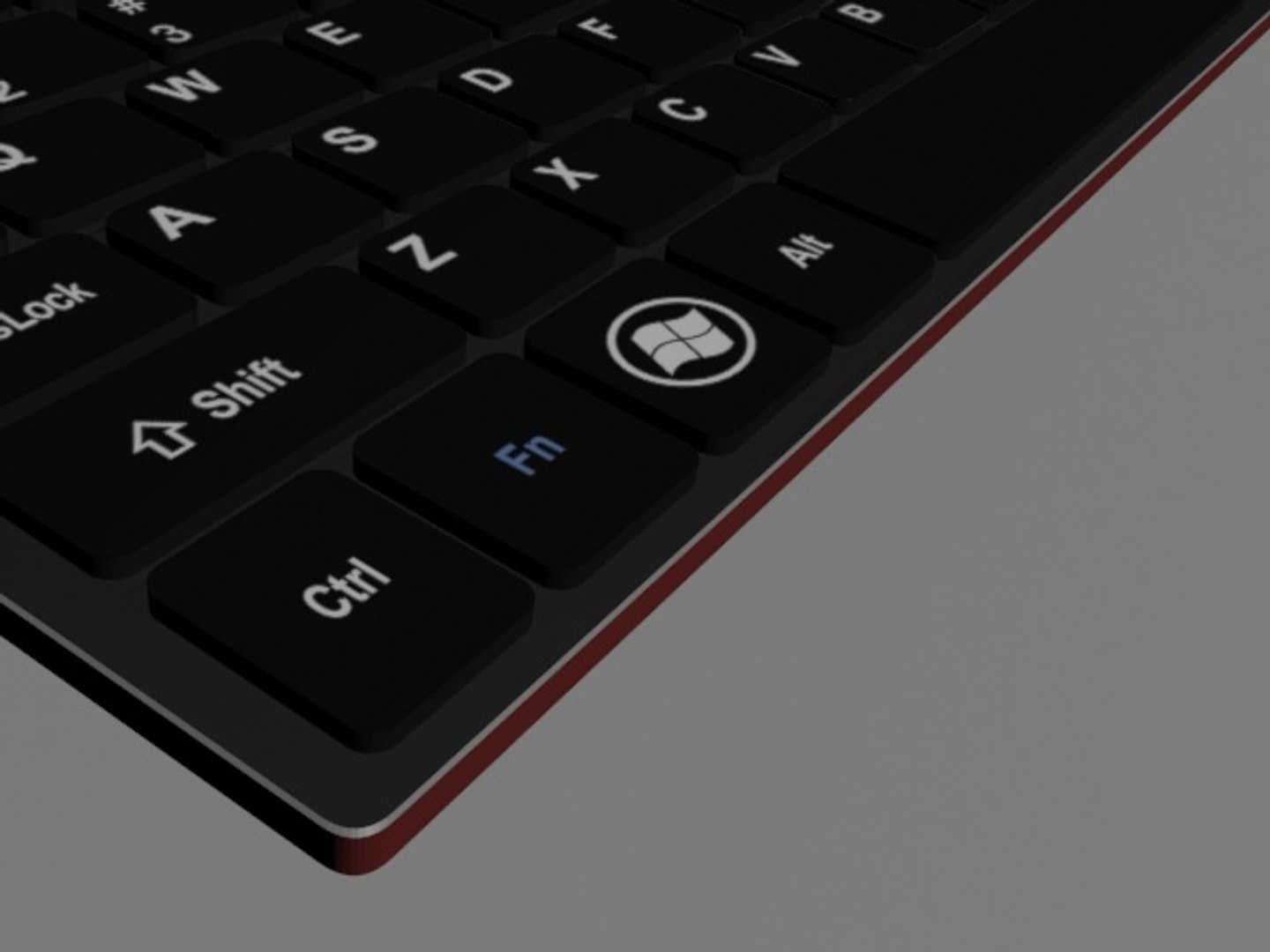 Keyboard Wireless 3D Model - TurboSquid 1245302