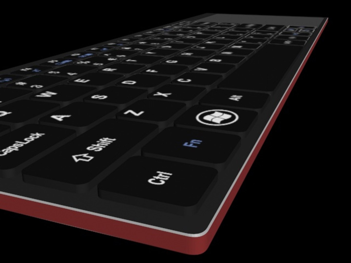Keyboard Wireless 3D Model - TurboSquid 1245302