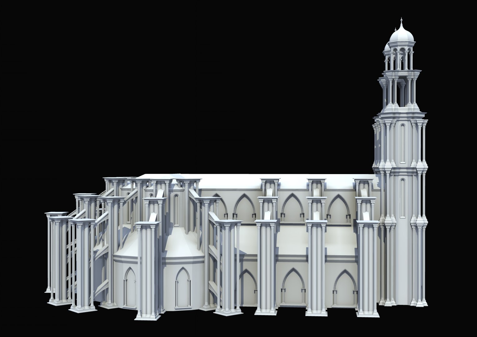 3d Model Cathedral