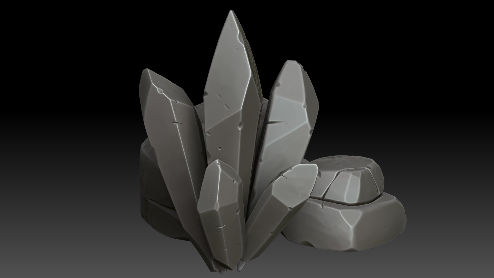 3D Stylized Rocks And Crystals - TurboSquid 2080231