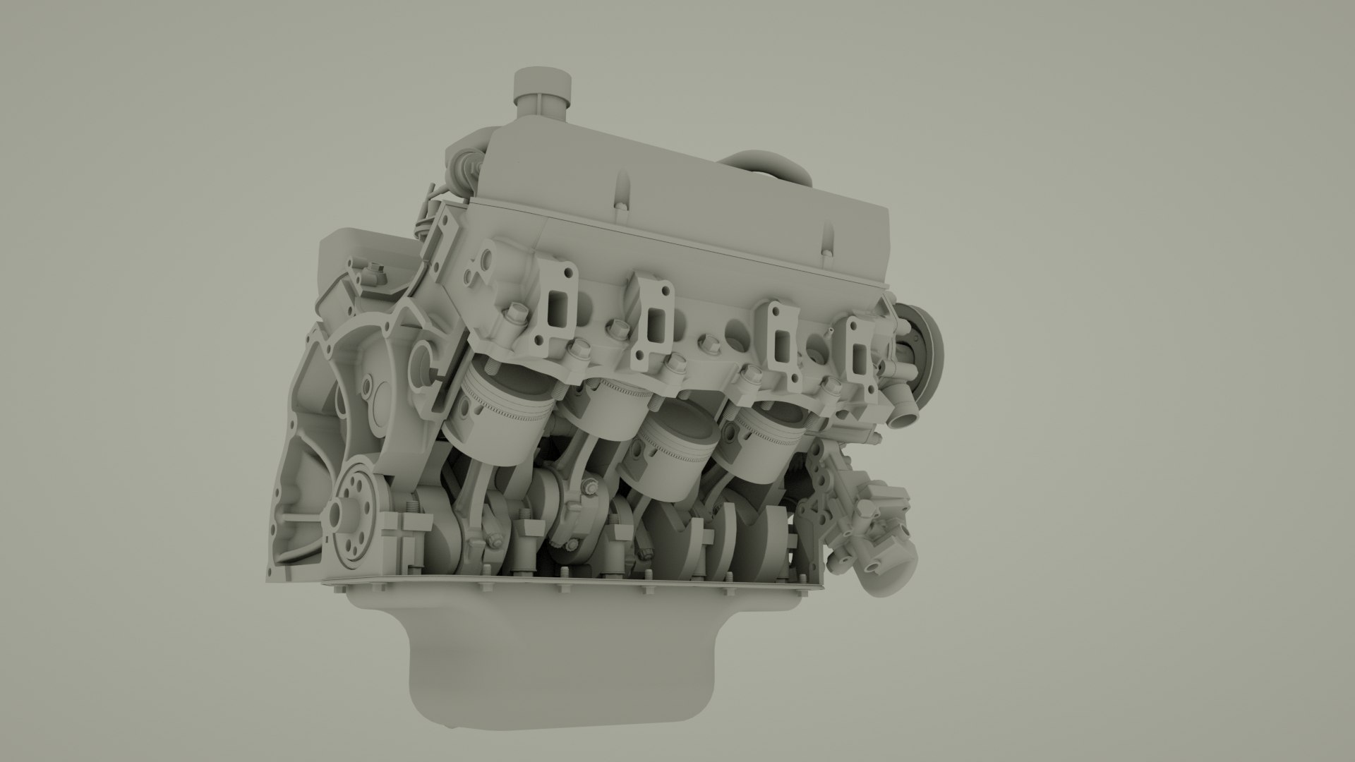 Motion Engine V8 Model - TurboSquid 1762836