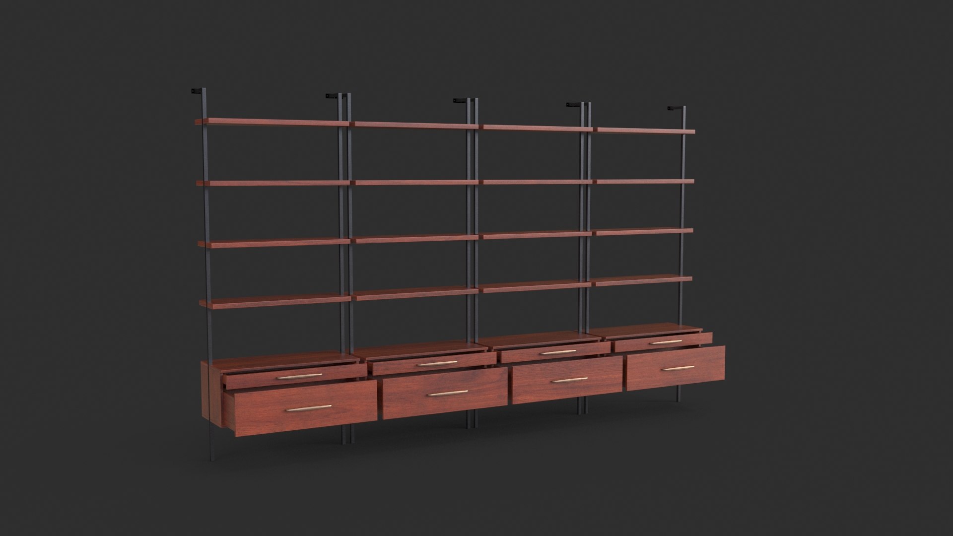 BookCase V8 3D - TurboSquid 1912474