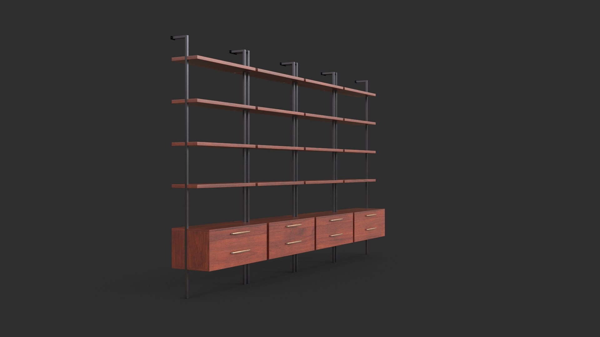 BookCase V8 3D - TurboSquid 1912474