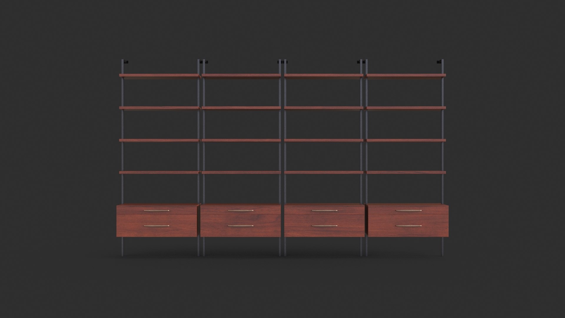 BookCase V8 3D - TurboSquid 1912474