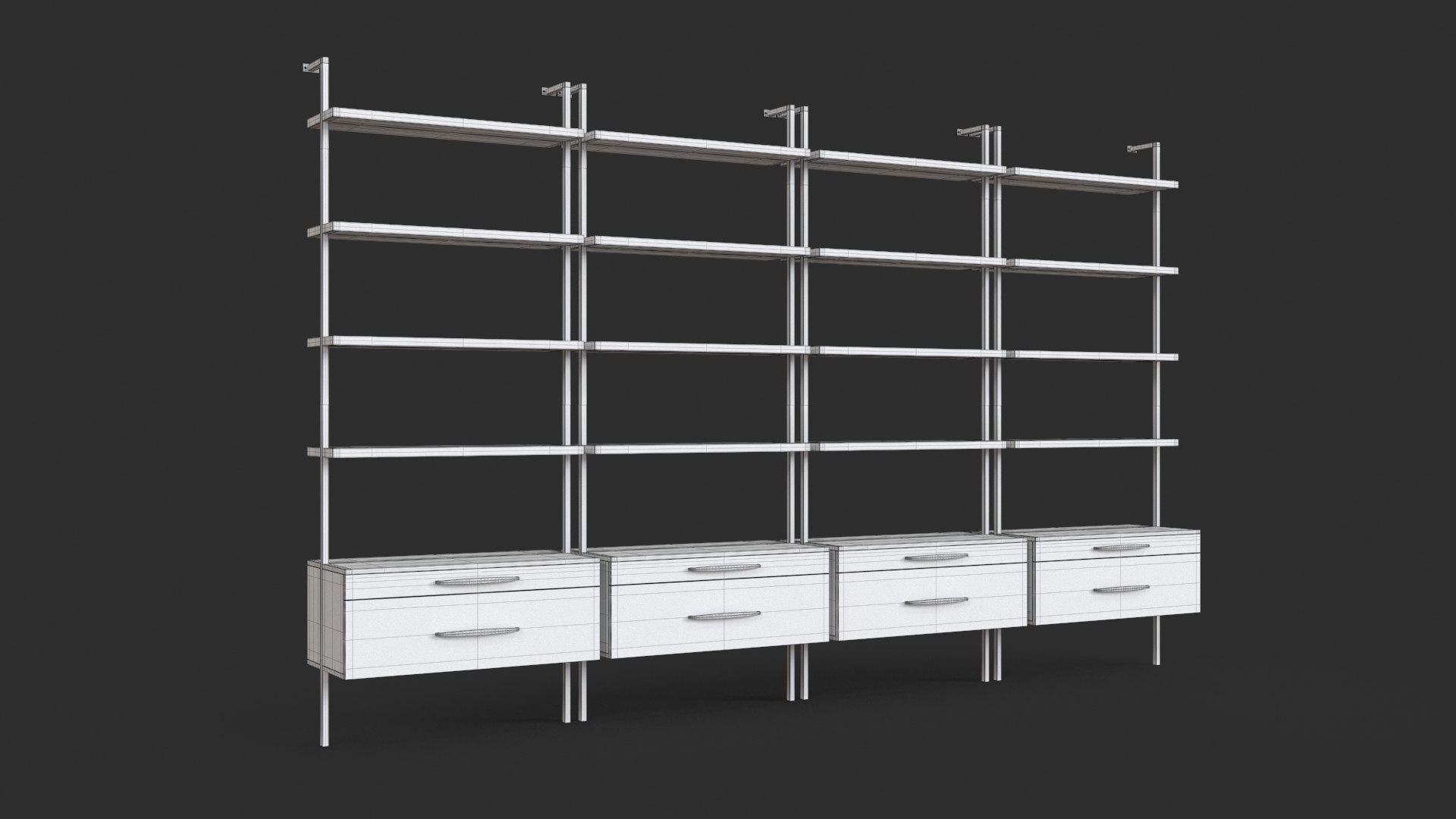 BookCase V8 3D - TurboSquid 1912474