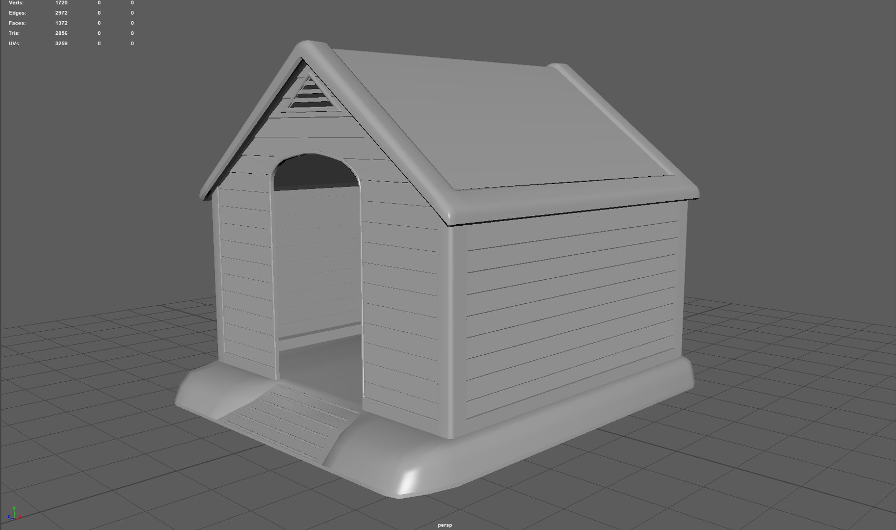 Dog House 3D Model - TurboSquid 1876783