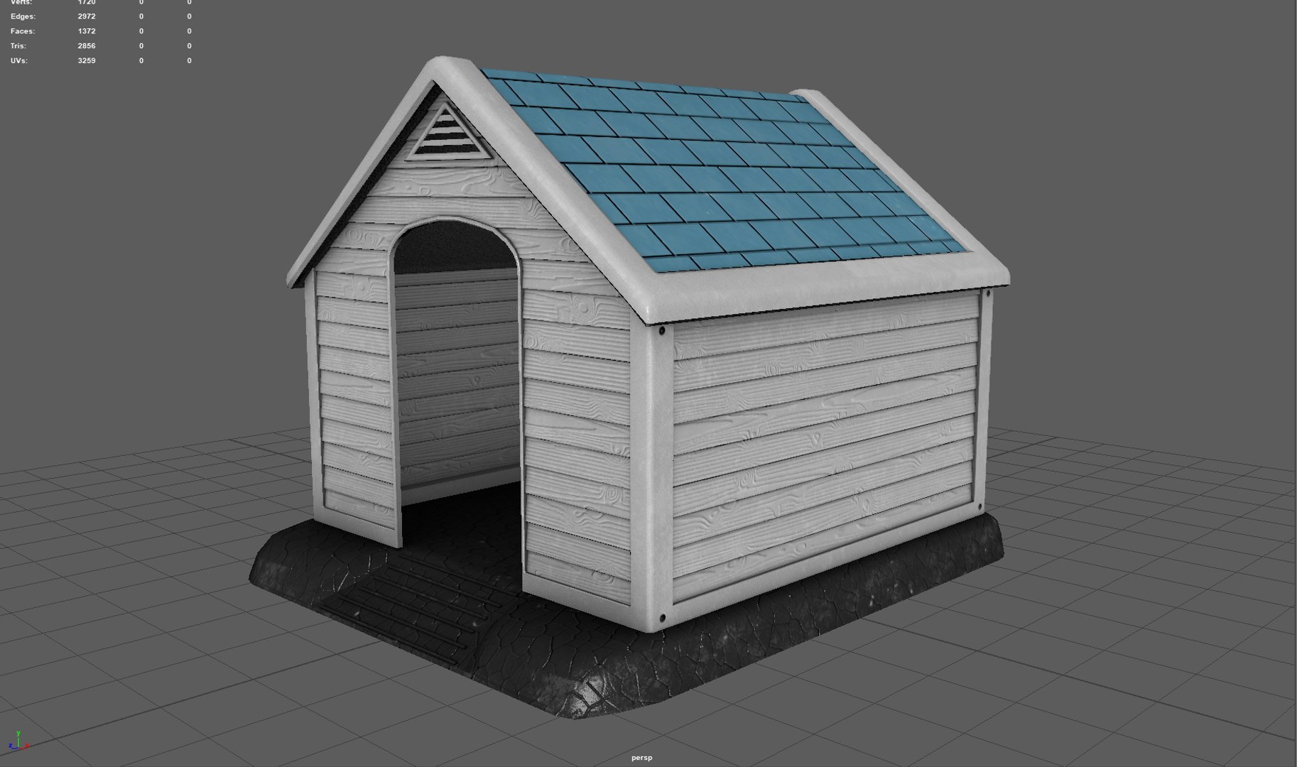 Dog House 3D Model - TurboSquid 1876783
