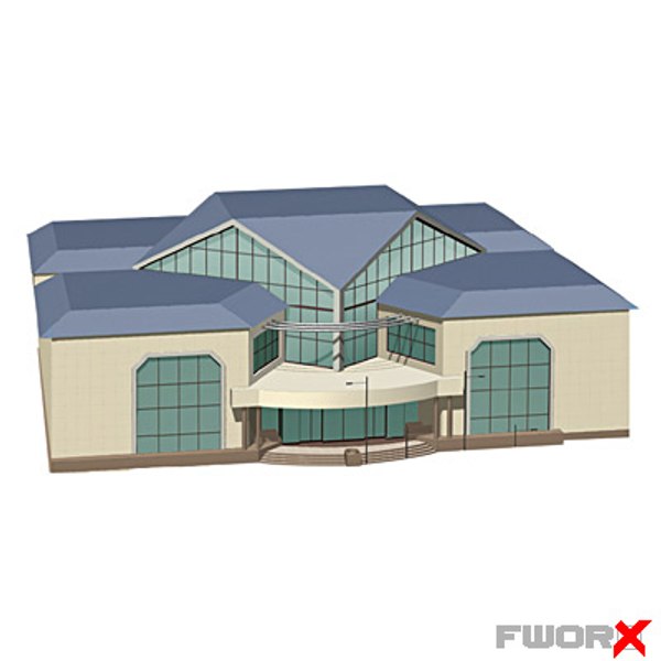 3d model trading center