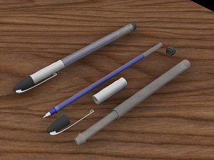 Free 3D Pen Models - Available For Download On TurboSquid