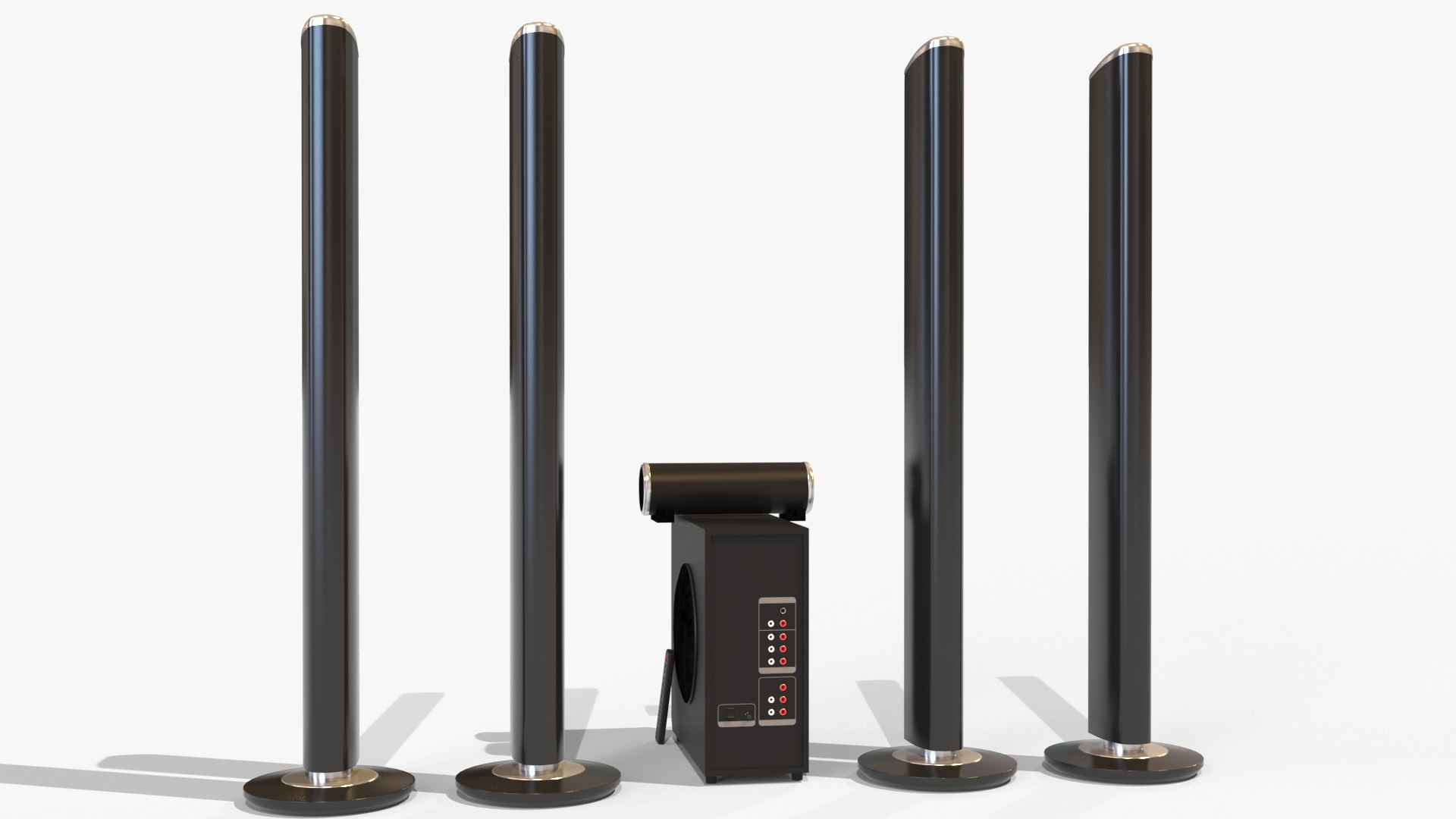 3D surround speakers sub model - TurboSquid 1636853