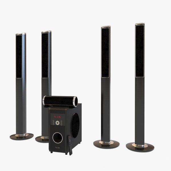 3D surround speakers sub model - TurboSquid 1636853