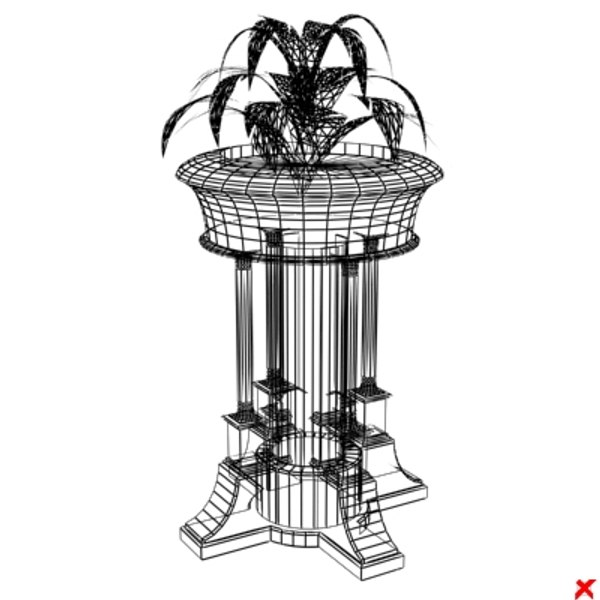 flower stand 3d model