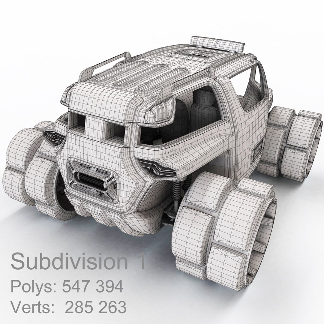Multi-purpose All-terrain Vehicle 3D Model - TurboSquid 1213626