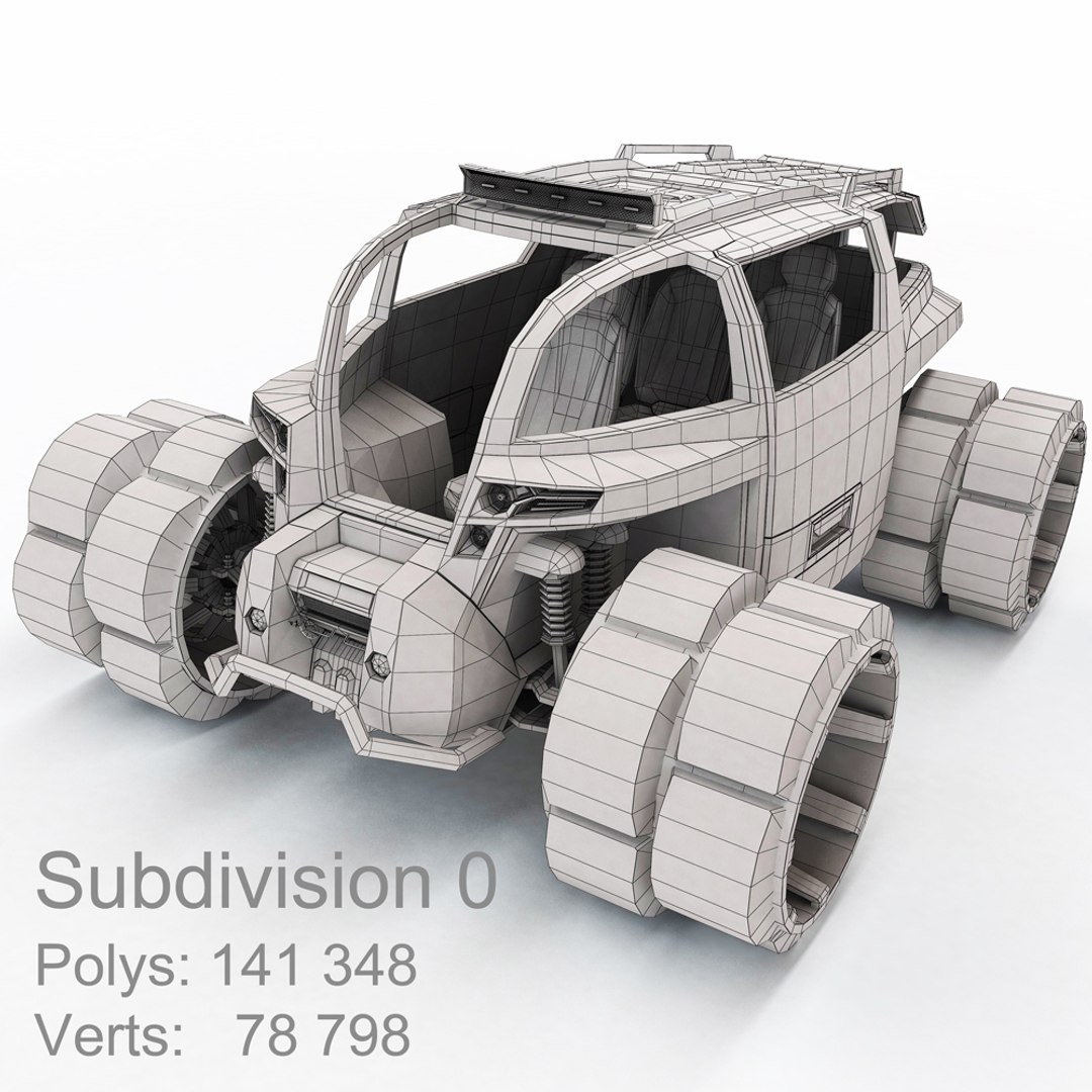 Multi-purpose All-terrain Vehicle 3D Model - TurboSquid 1213626