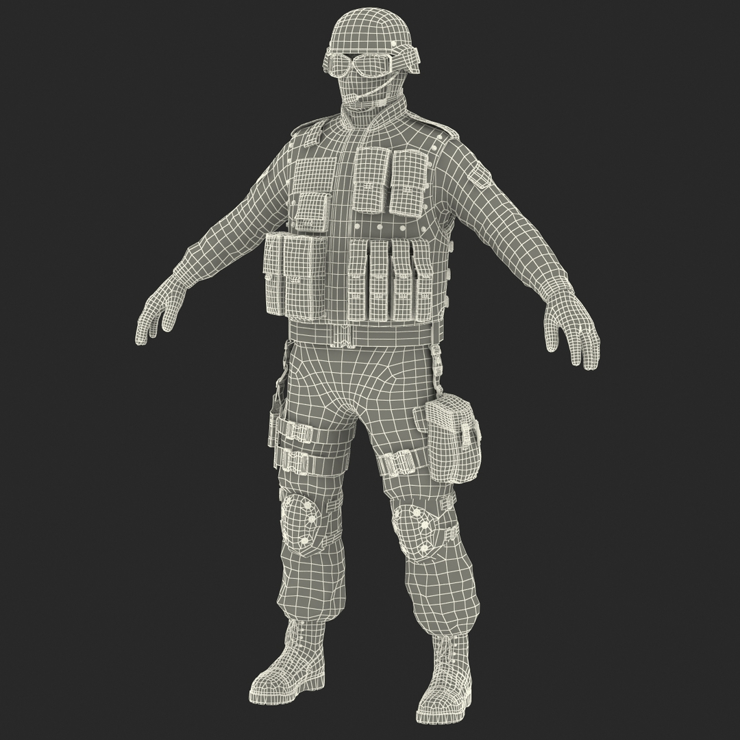 3d swat policemans 2 model