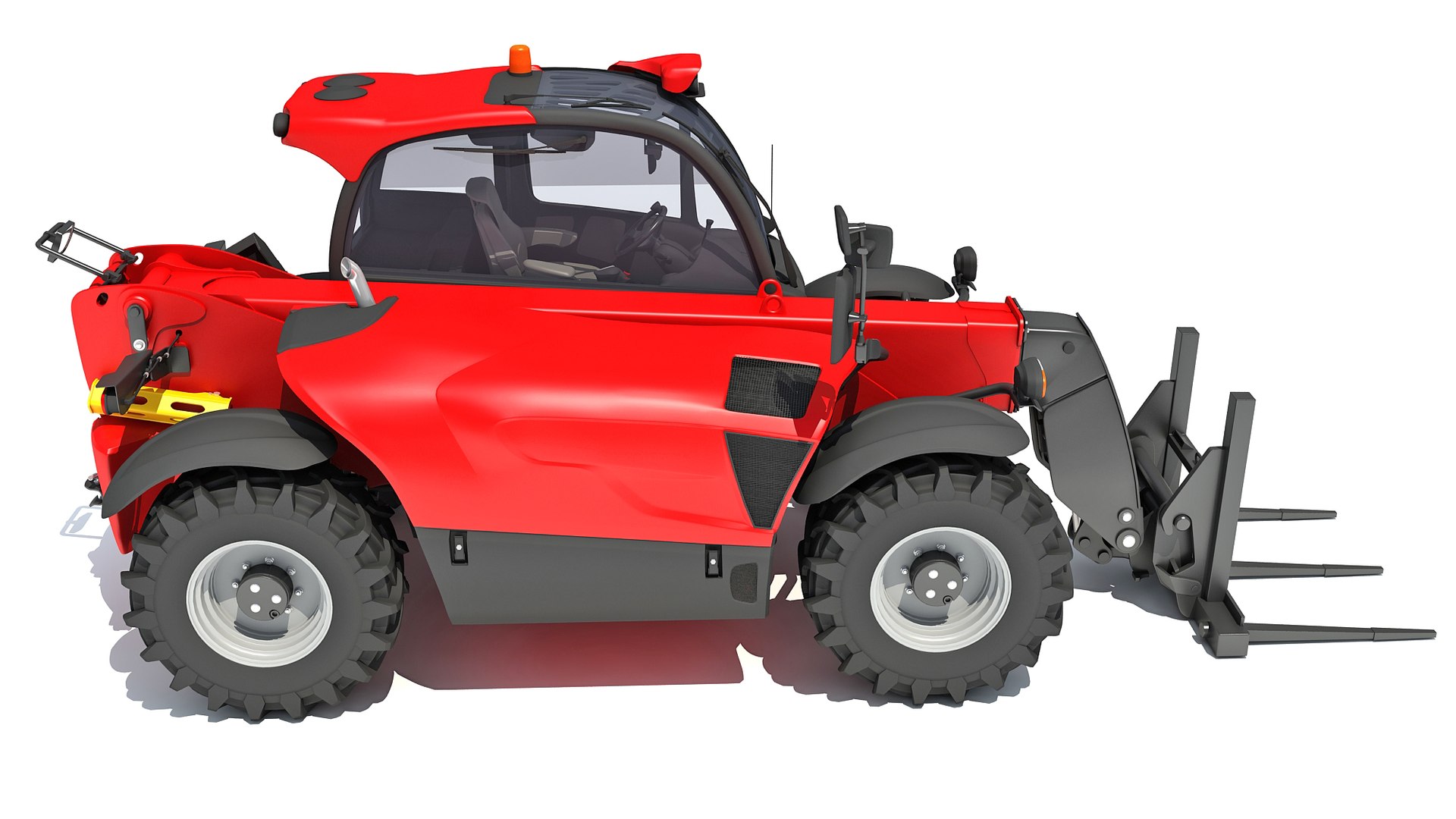 3D Telehandler Forklift Construction - TurboSquid 1673065