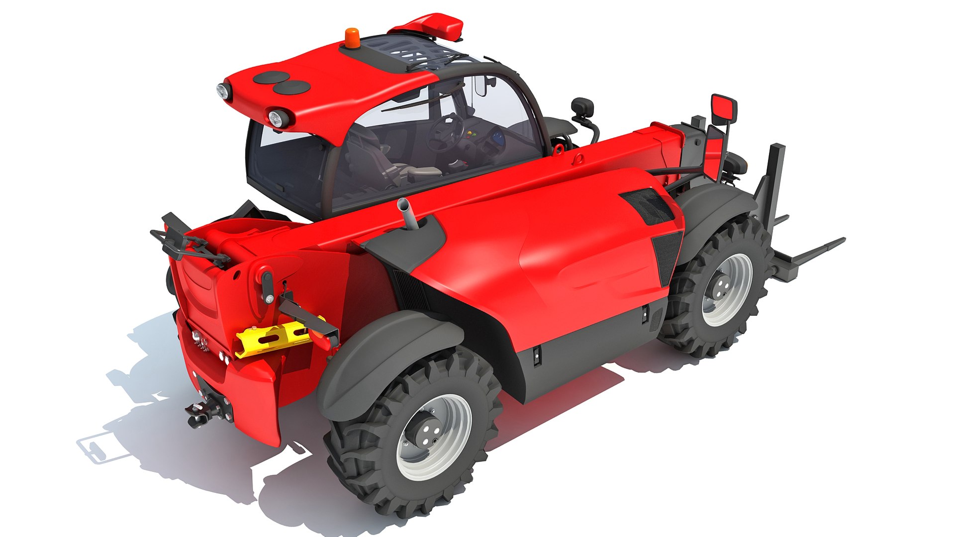 3D Telehandler Forklift Construction - TurboSquid 1673065