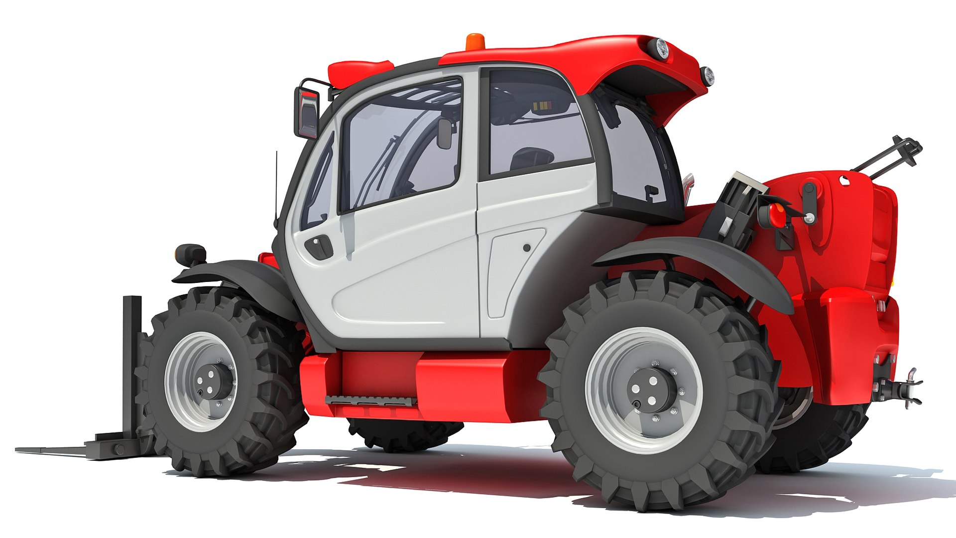 3D Telehandler Forklift Construction - TurboSquid 1673065