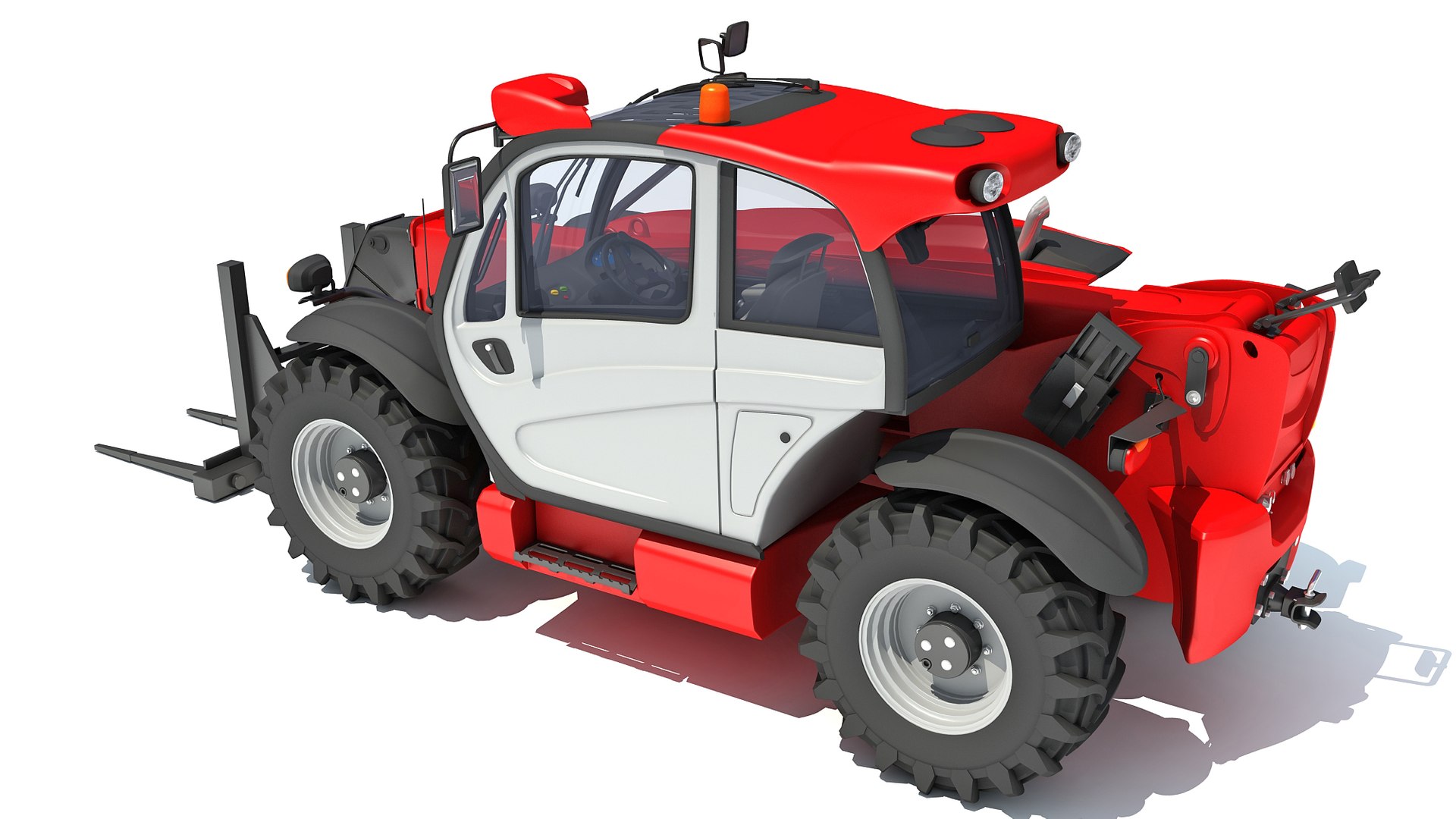 3D Telehandler Forklift Construction - TurboSquid 1673065