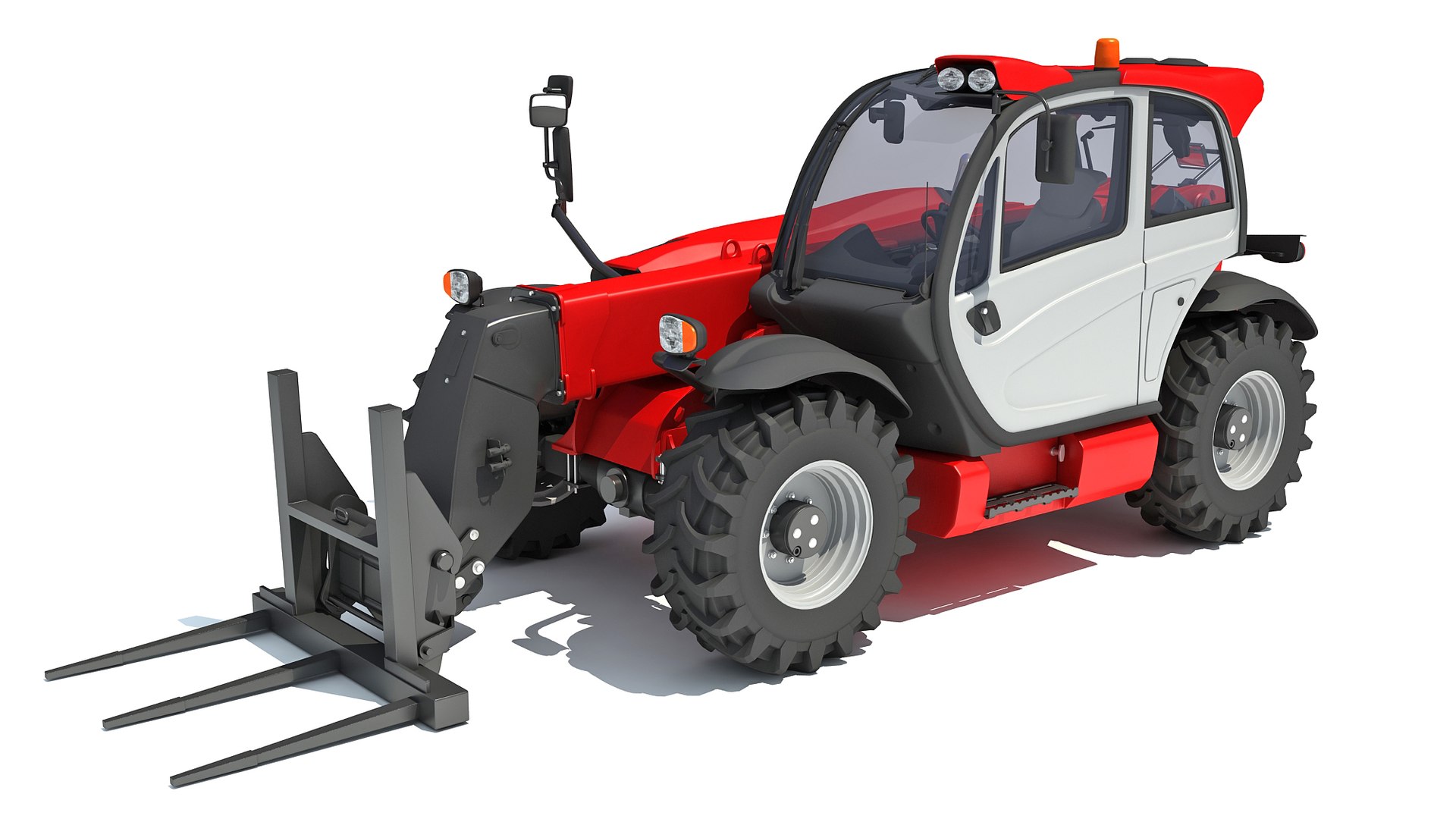 3D Telehandler Forklift Construction - TurboSquid 1673065
