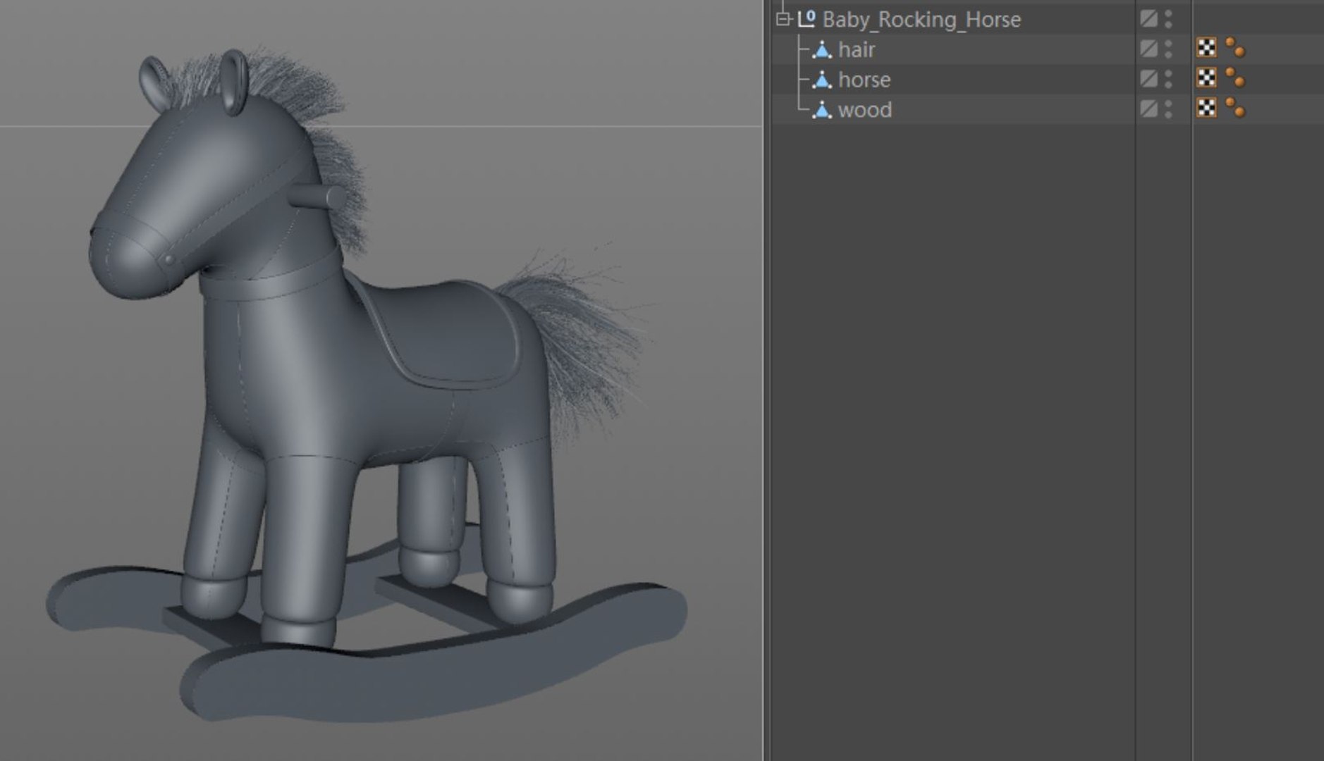 3D Baby Rocking Horse - TurboSquid 1882241