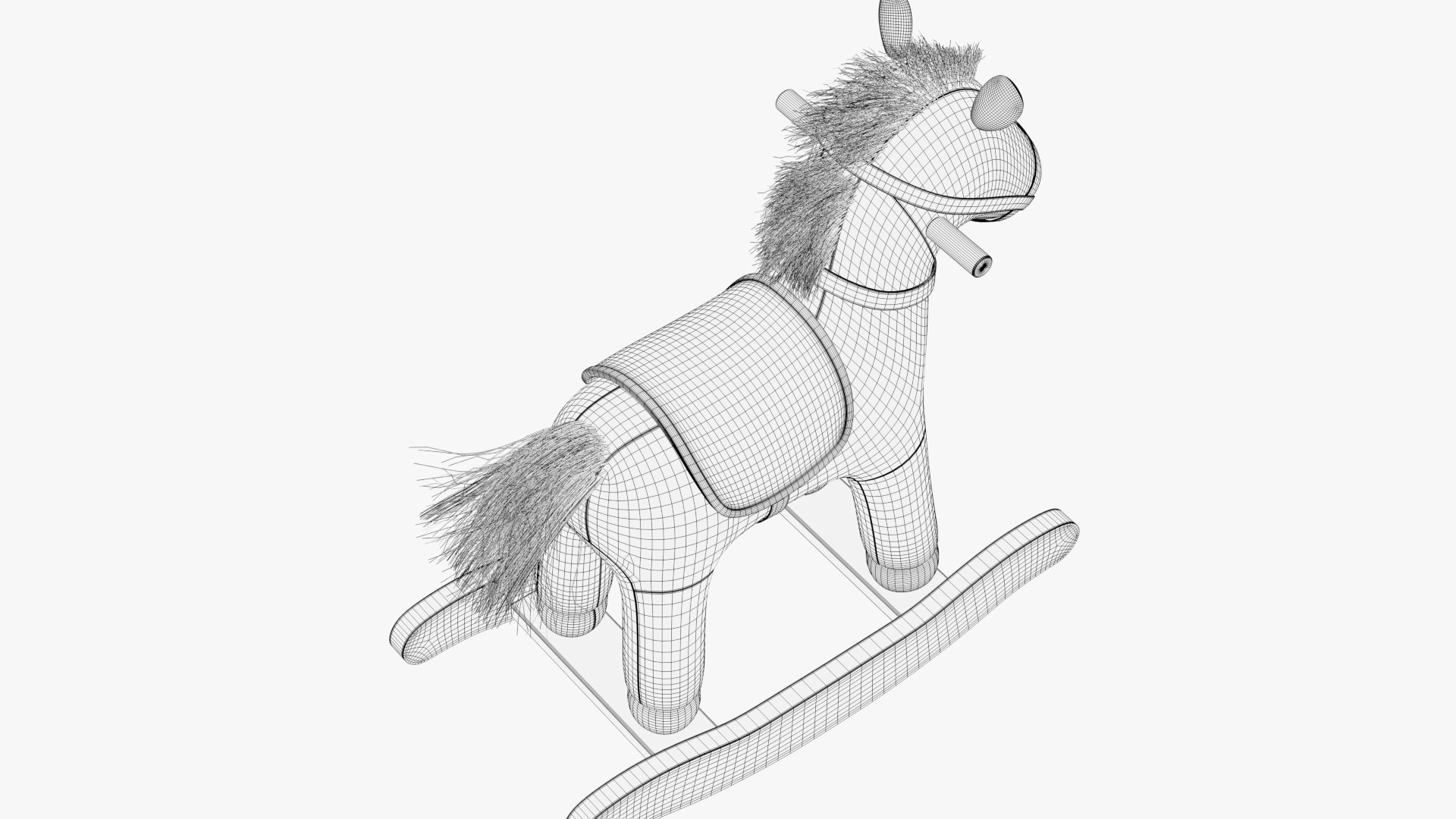 3D Baby Rocking Horse - TurboSquid 1882241