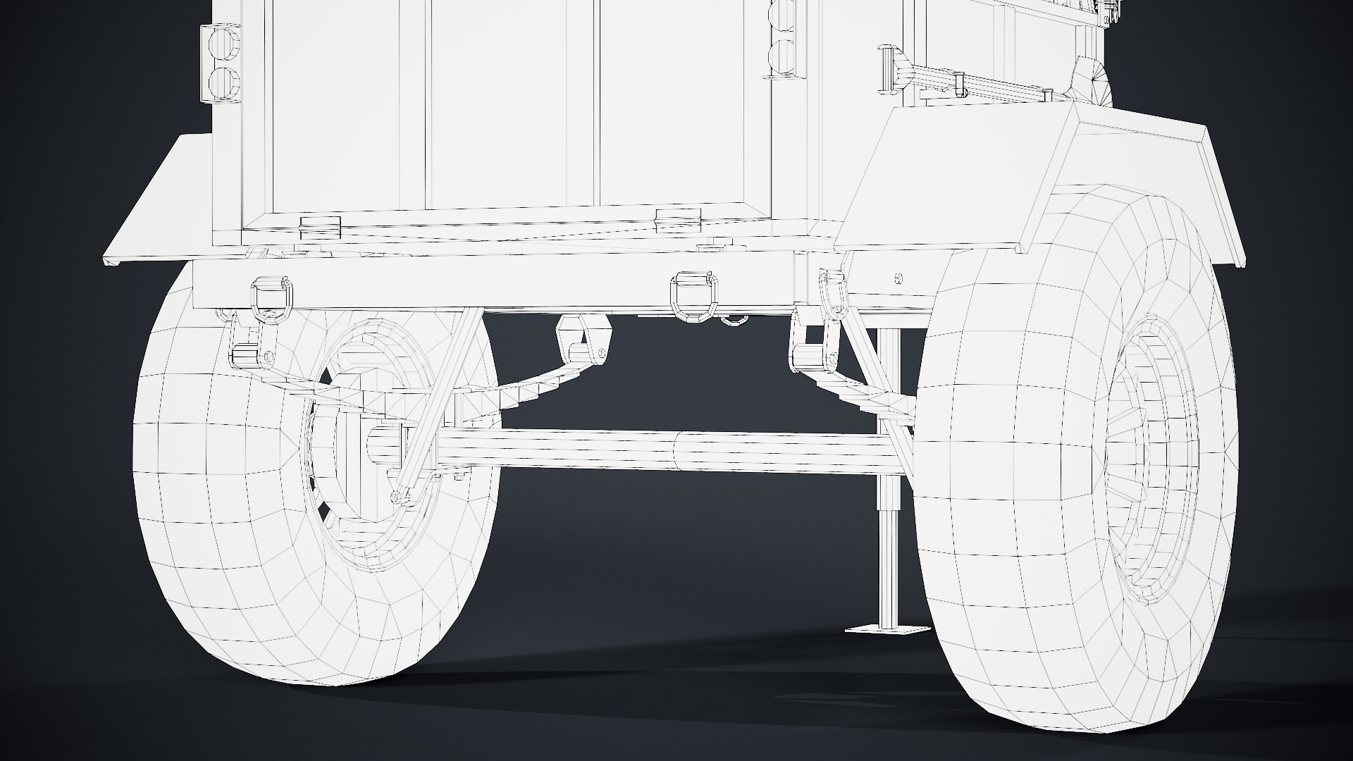 Rigged M8 Trailer GameReady LODs 3D model - TurboSquid 1822461