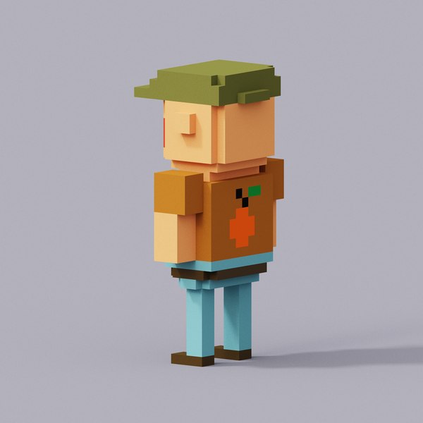 Free 3D Voxel man - TurboSquid 1809157