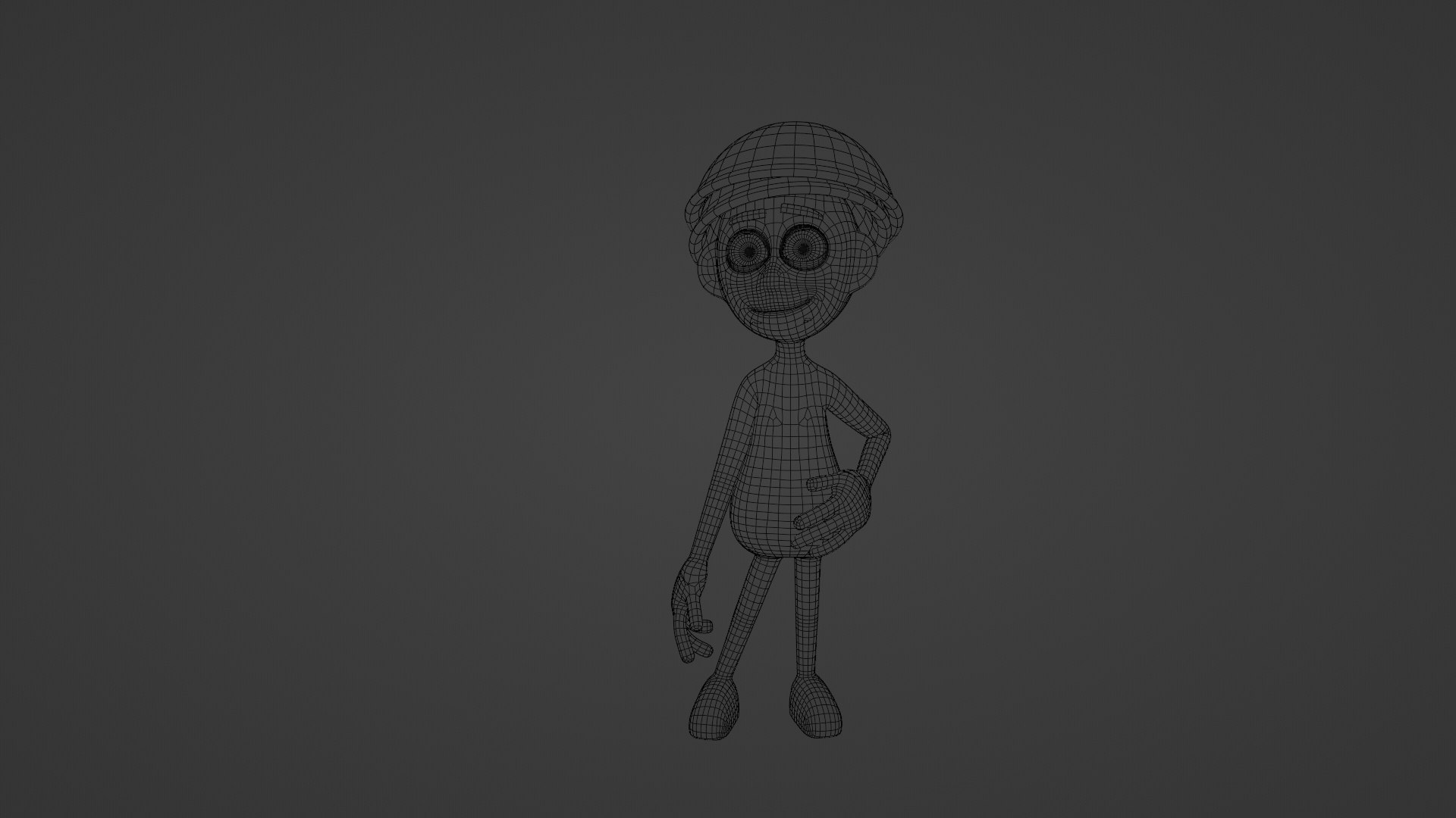 ASH- Cartoon Character Model - TurboSquid 2307896