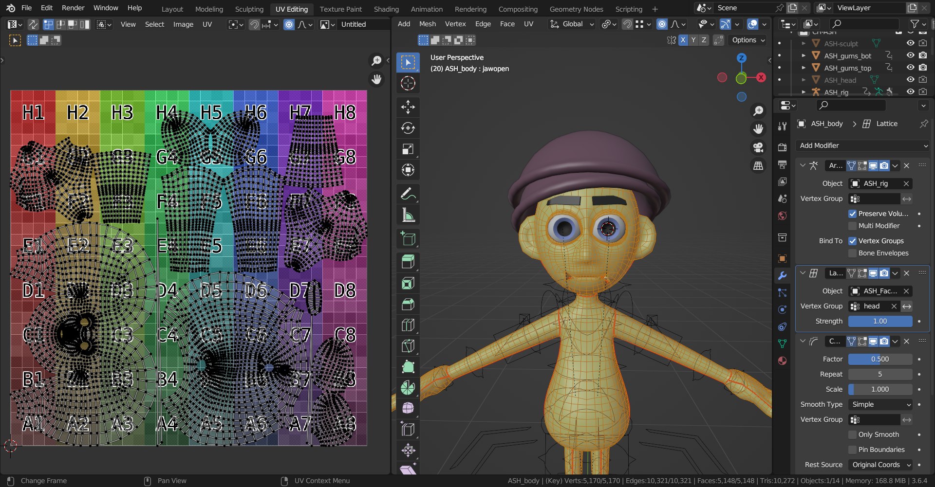 ASH- Cartoon Character Model - TurboSquid 2307896