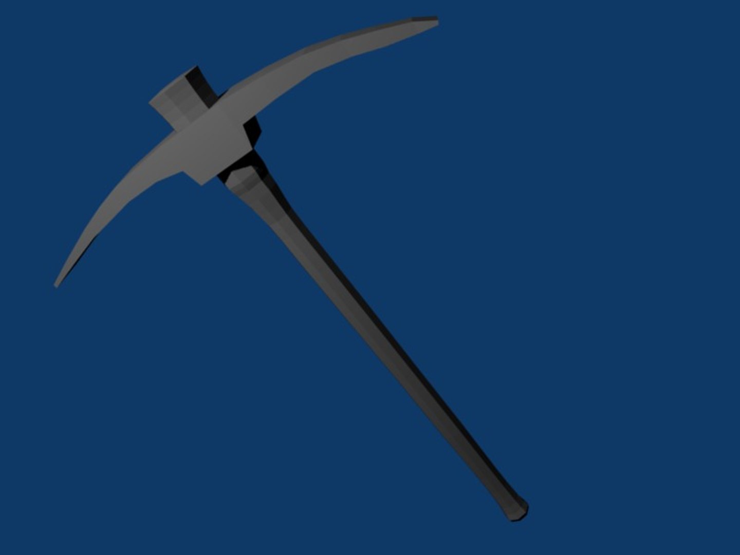 3d Model Pick Axe