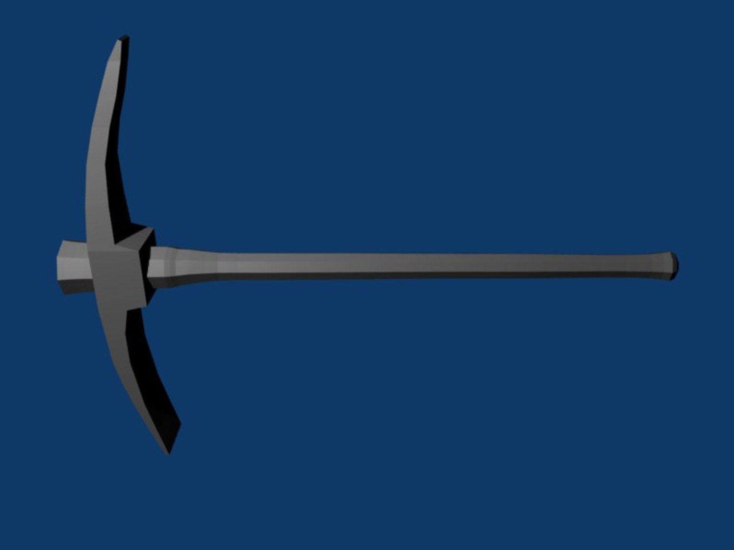 3d Model Pick Axe