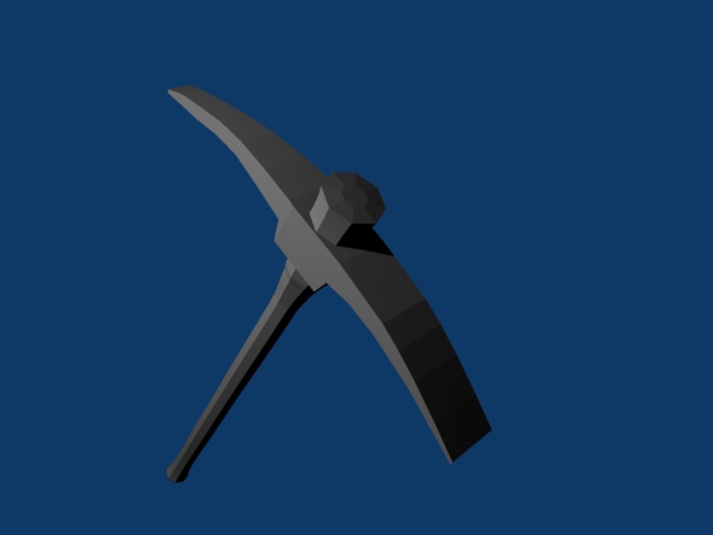 3d Model Pick Axe