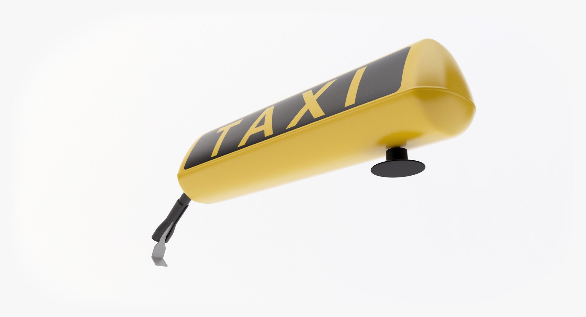 Taxi Sign 3D Model - TurboSquid 1507144