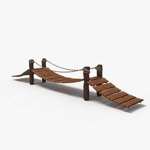 Low Poly Rope Bridge 3D Models for Download | TurboSquid