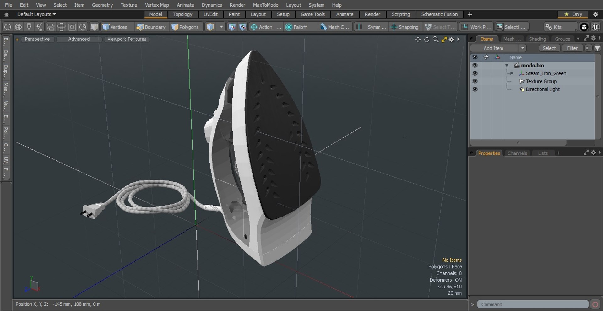 3D Steam Iron Green Model - TurboSquid 2061178