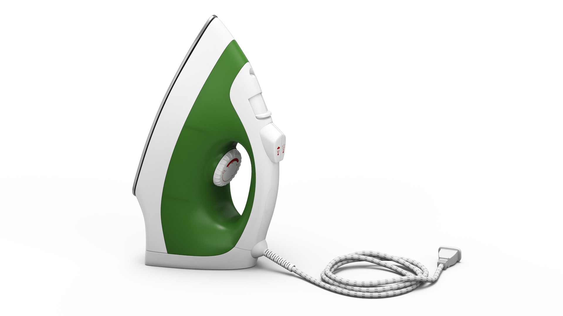3D Steam Iron Green model - TurboSquid 2061178