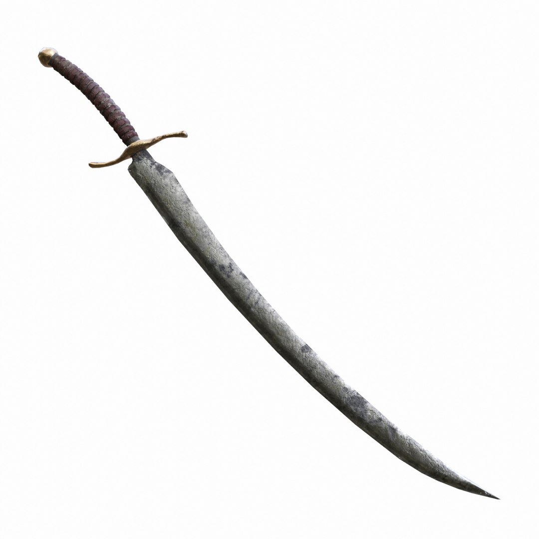 Curved Sword model - TurboSquid 1952653
