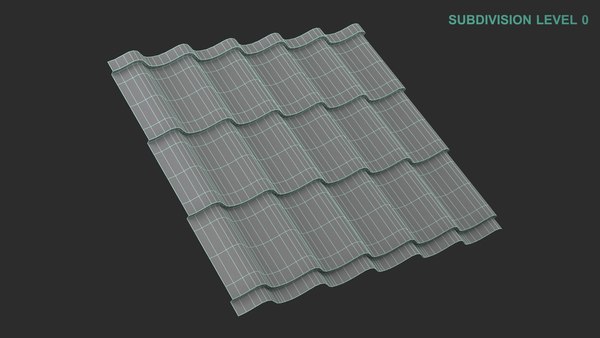 Roof Tile 3D model - TurboSquid 1819095