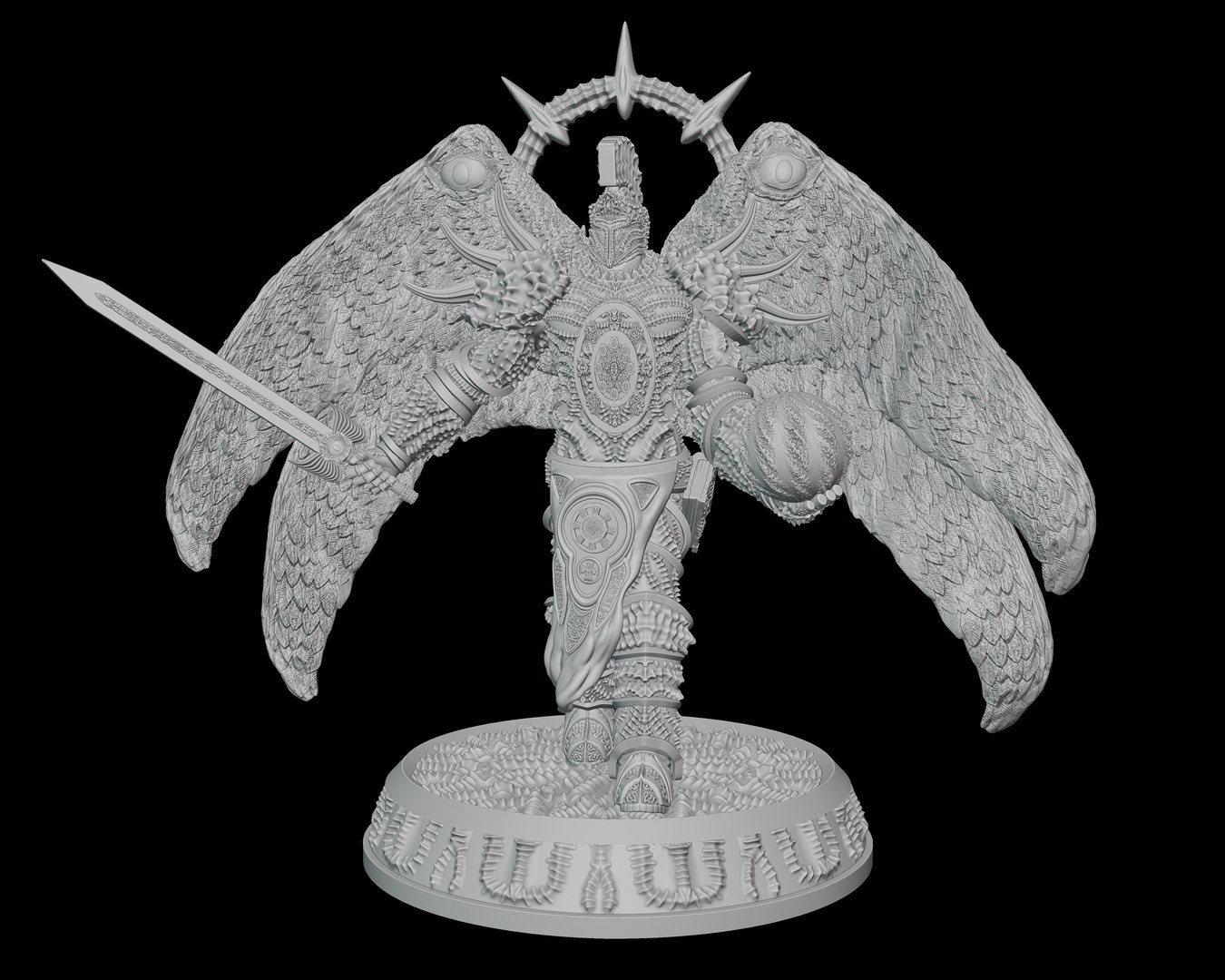 Angelic Warrior Model - TurboSquid 2232999