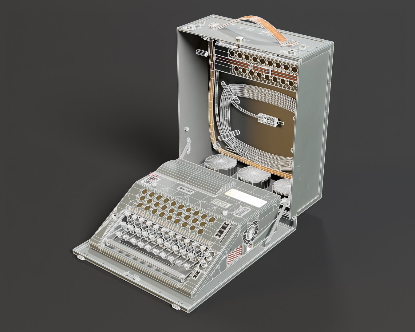 Vintage Code Decipher - Code Breaker 3D Model - TurboSquid 2404110