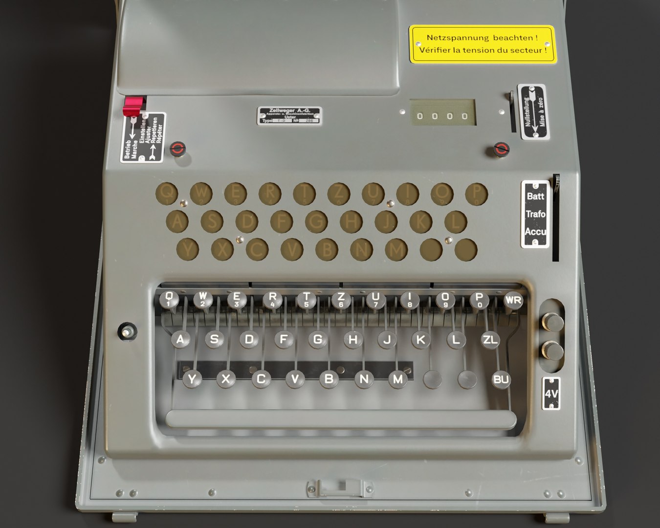 Vintage Code Decipher - Code Breaker 3D Model - TurboSquid 2404110