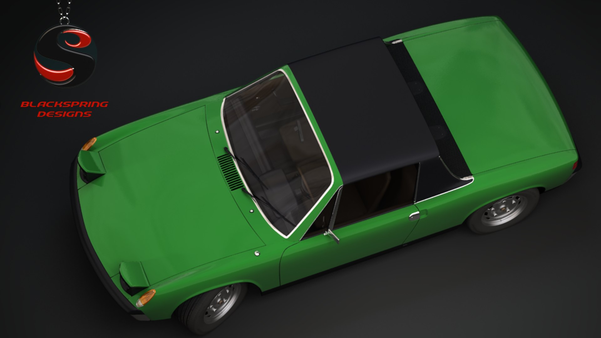 porsche 914-6 gt 1969 3d max